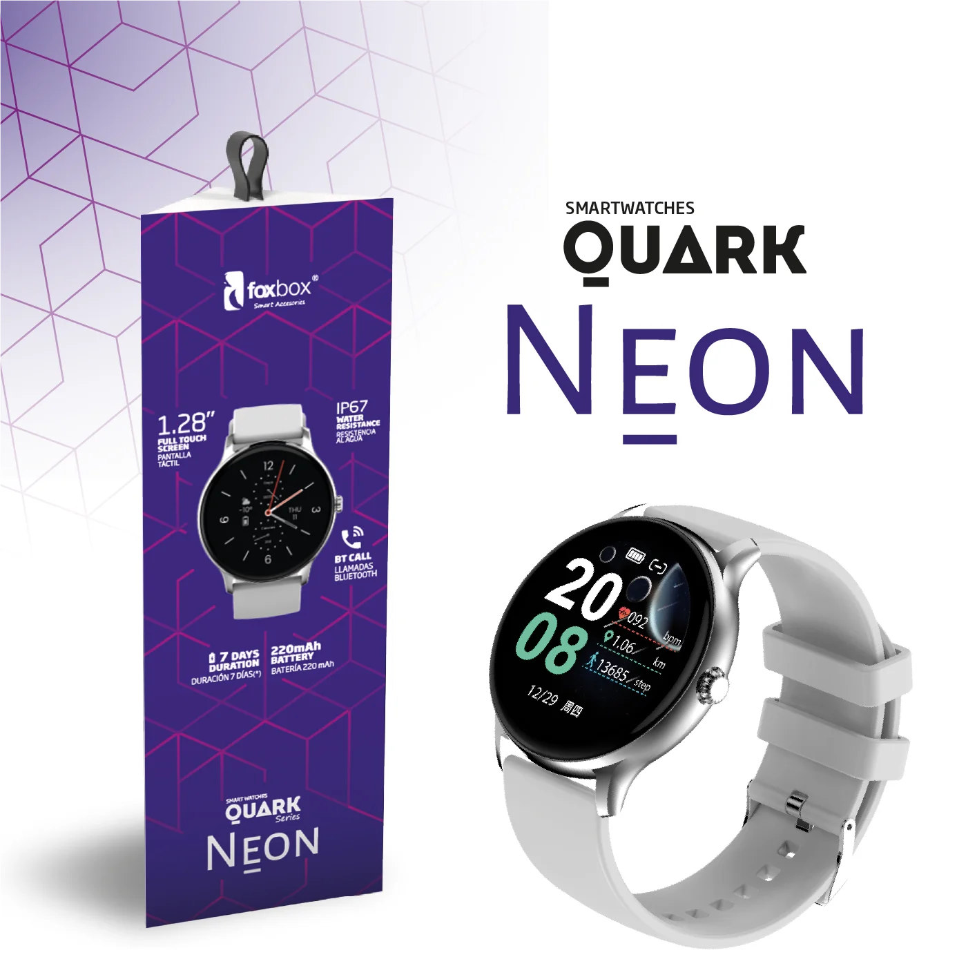 Smartwatch Quark Neon Foxbox – accesoriosmayorista.com.ar