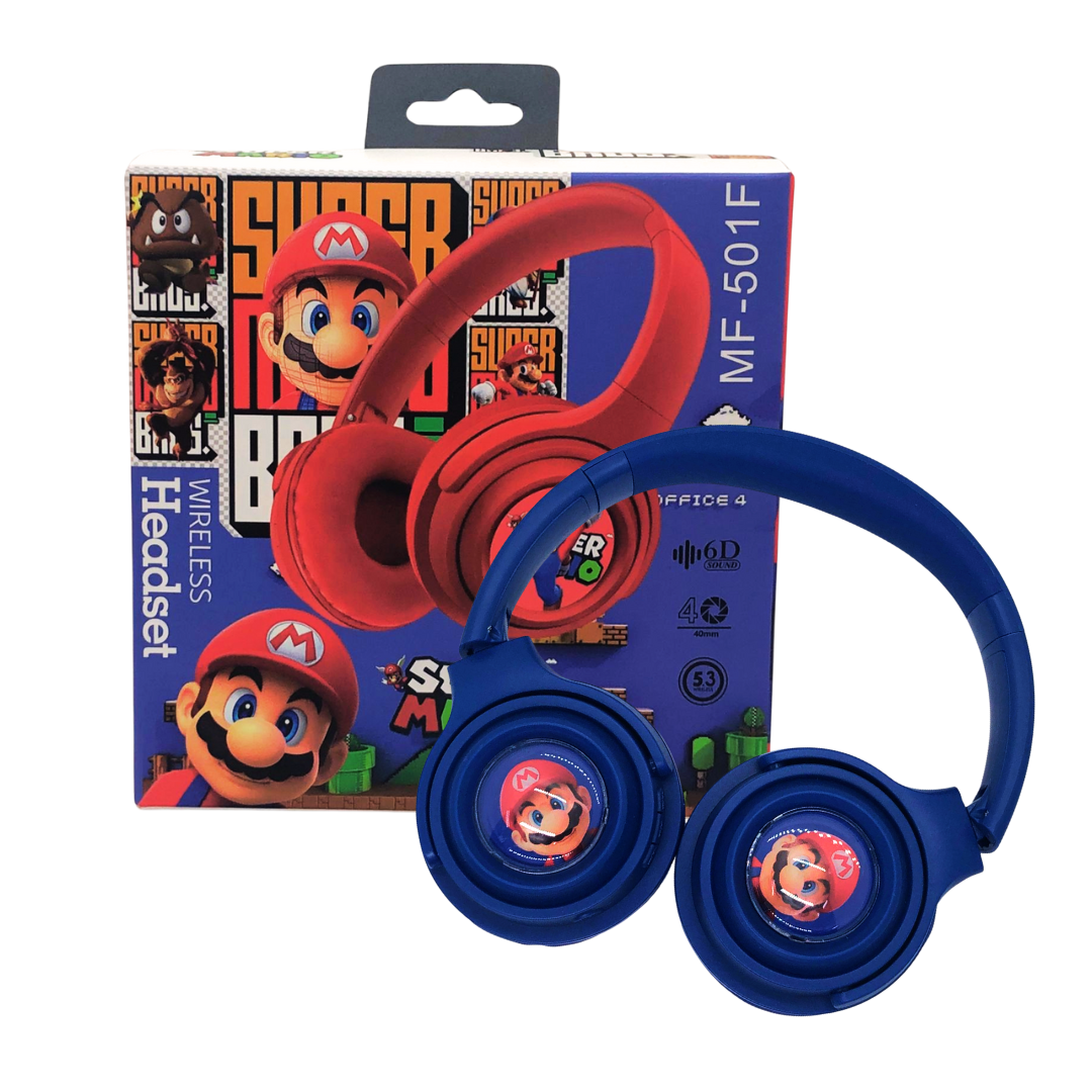 Auricular Vincha Bt Super Mario – accesoriosmayorista.com.ar